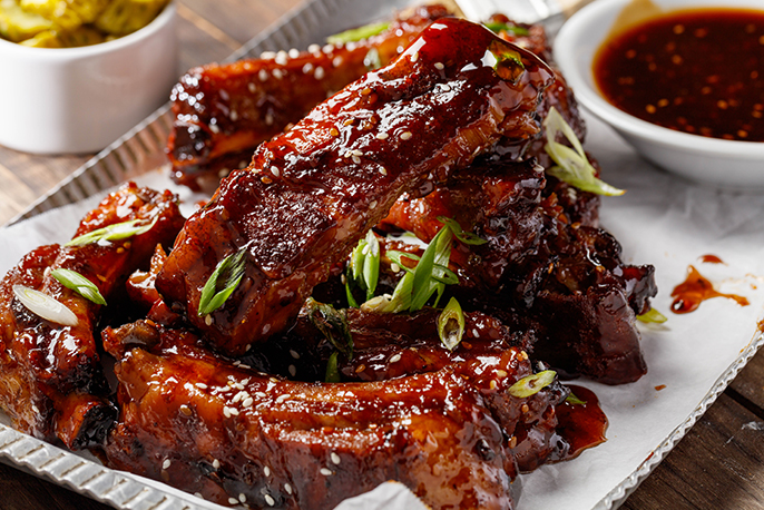 Crispy Teriyaki Ribs | Sweet Baby Ray’s