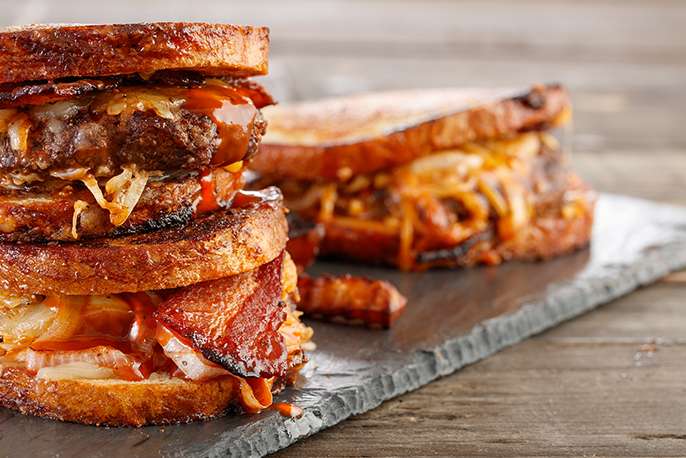 Texas Buff-A-Cue Patty Melt | Sweet Baby Ray’s