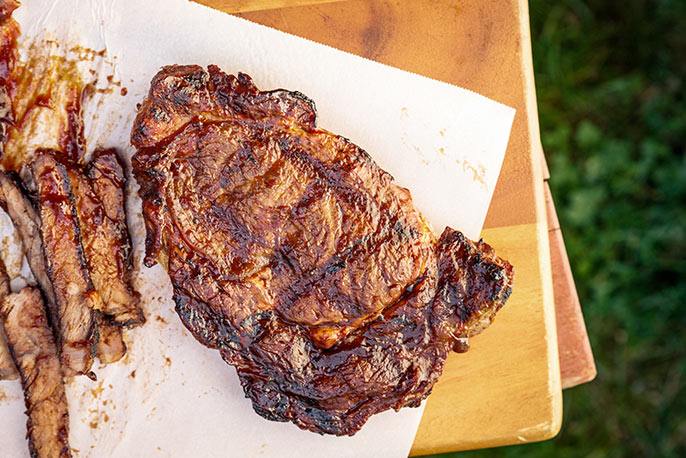 Thick-Cut Barbecue Rib-Eye | Sweet Baby Ray’s