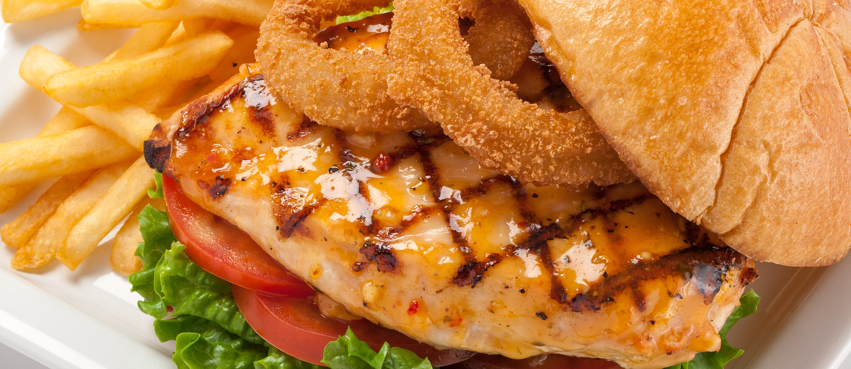 Sweet Red Chili Glazed Chicken Sandwich
